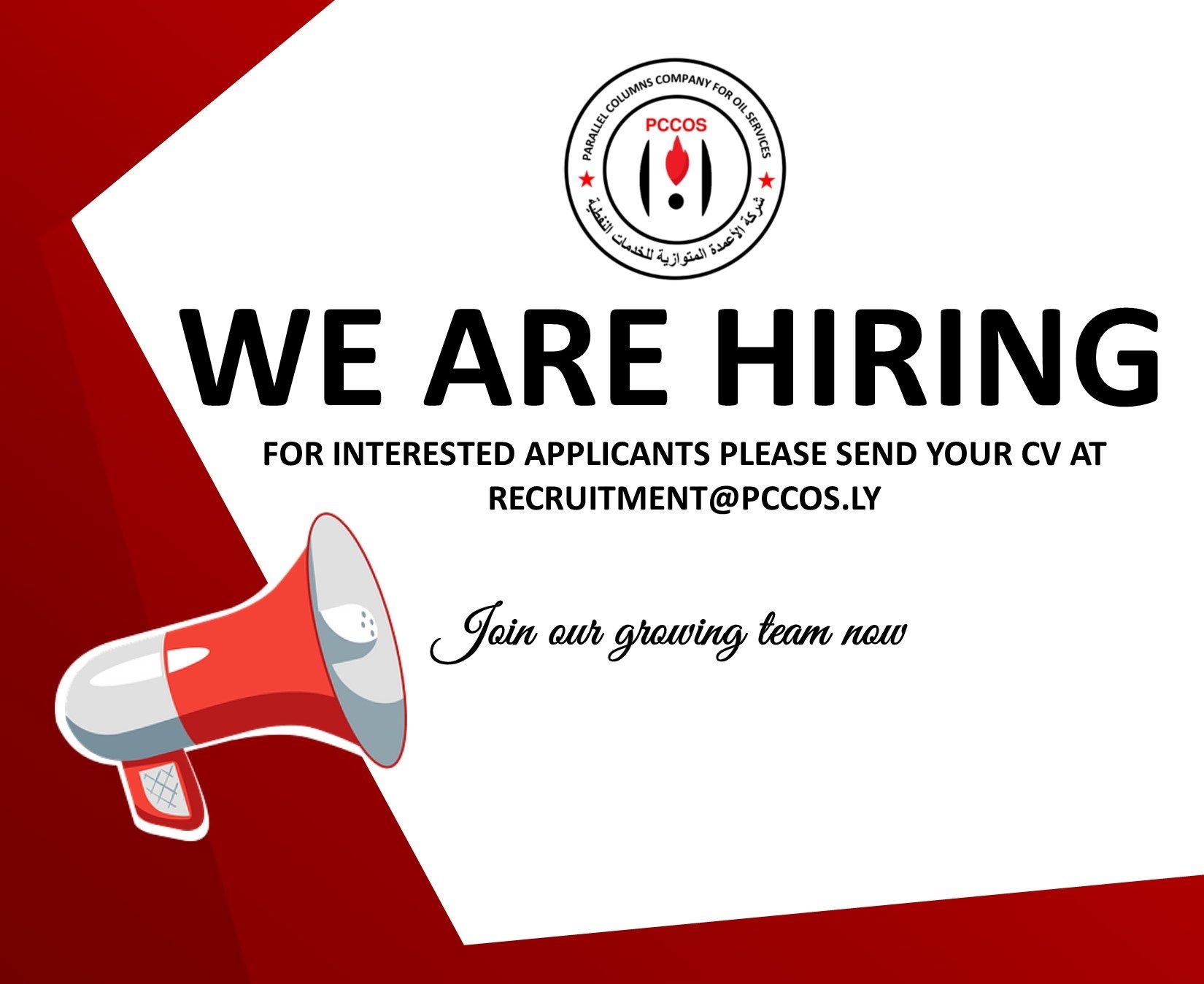 Job Opening! - PCCOS